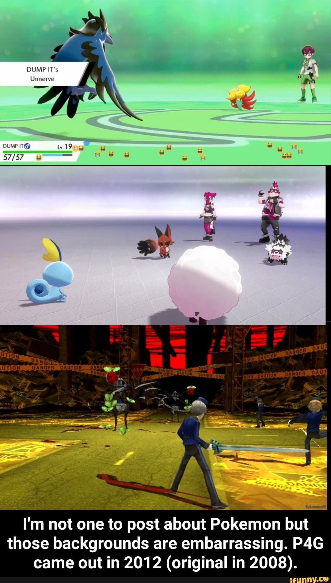 I'm not one to post about Pokemon but those backgrounds are ...