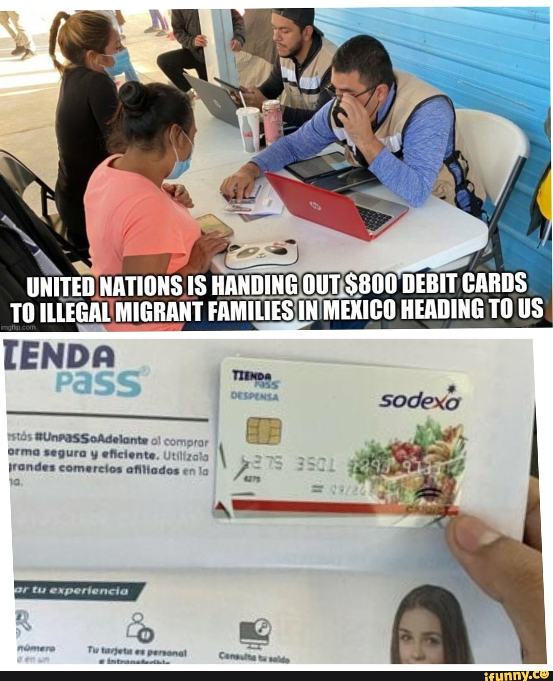 UNITED NATIONS IS HANDING OUT $800 DEBIT CARDS TO ILLEGAL MIGRANT ...