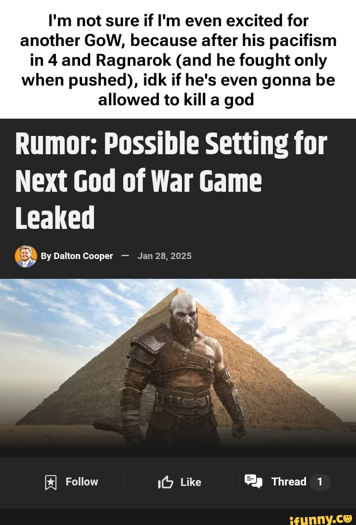 Gow memes. Best Collection of funny Gow pictures on iFunny