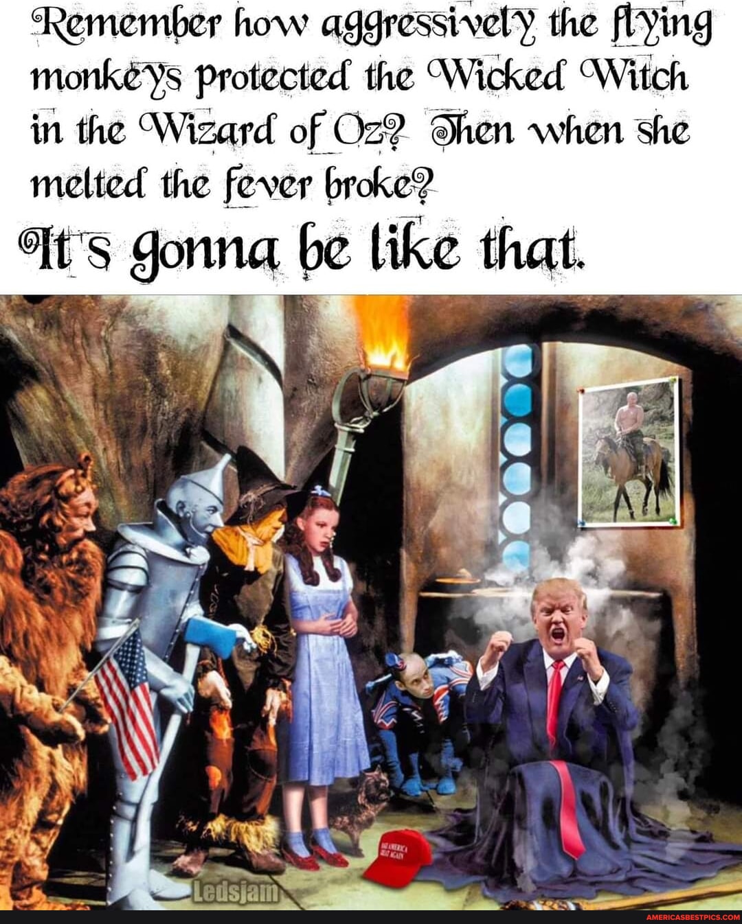 'Remember how aggressively the flying monkeys protected the Wicked ...
