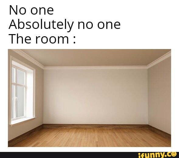 No one Absolutely no one The room: - iFunny