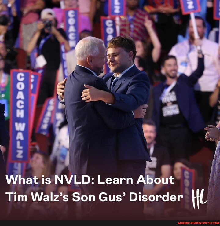 Tim Walz’s neurodivergent son, Gus, went viral after tearfully showing ...