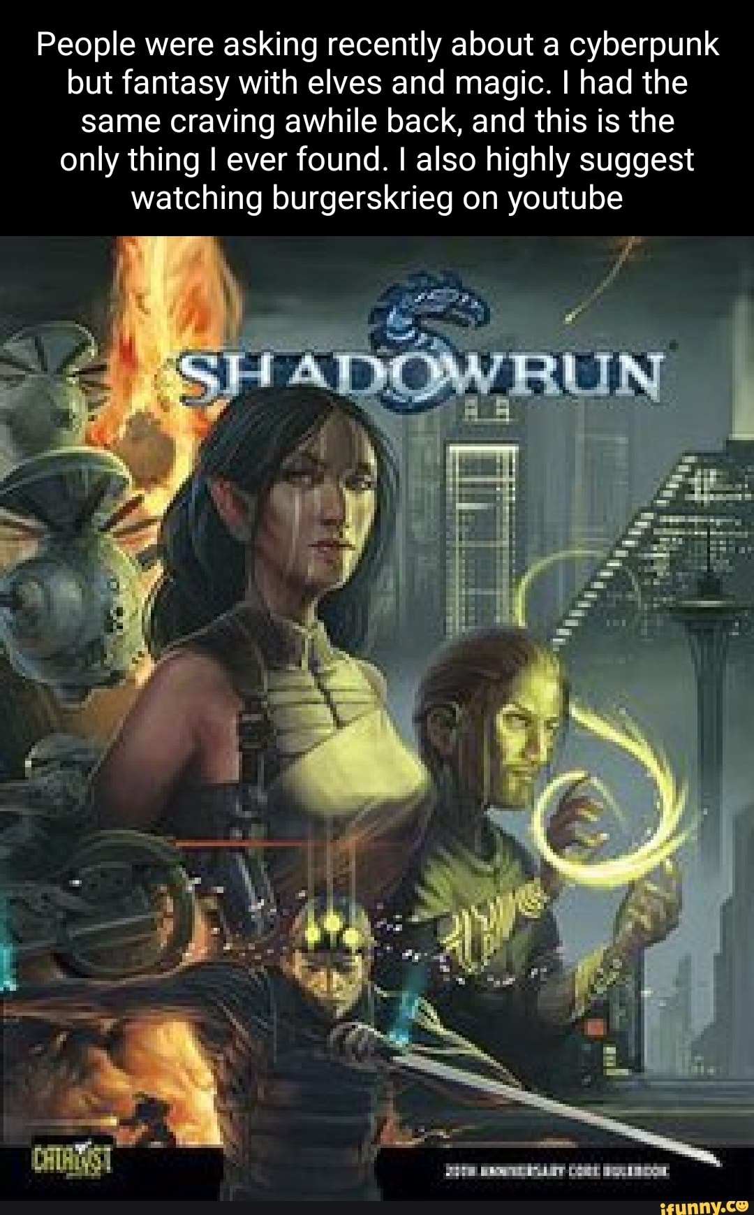 Shadowrun memes. Best Collection of funny Shadowrun pictures on iFunny