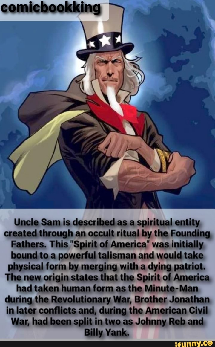 Uncle Sam is described as a spiritual entity created through an occult ...