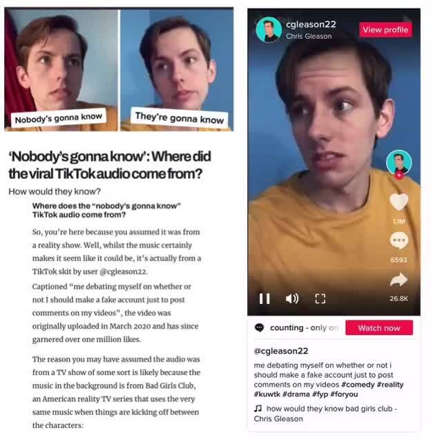 They're gonna know 'Nobody's gonna know': Where did the viral audio ...