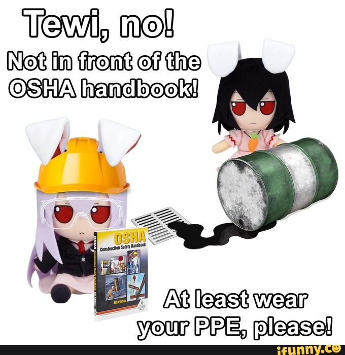 Not in front of the OSHA your PPE, pleasel - iFunny