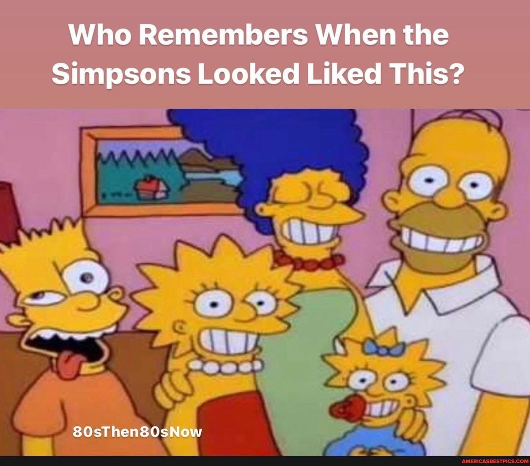 Who Remembers When the Simpsons Looked Liked This? - America’s best ...