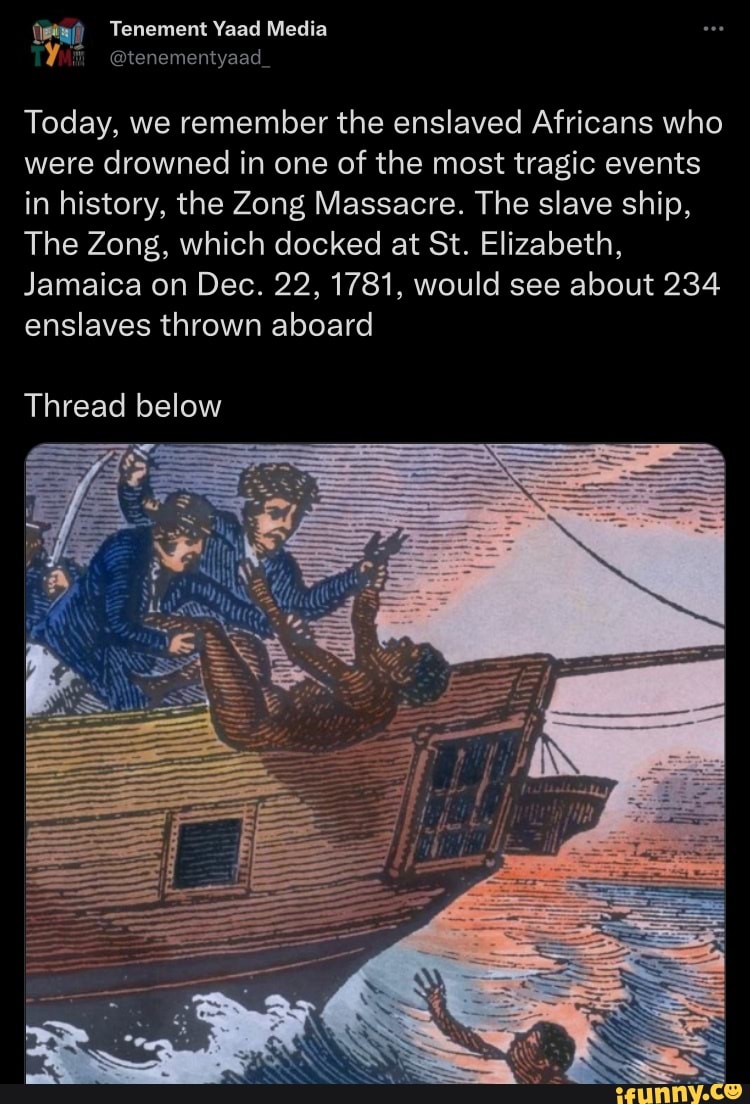 Tenement Yaad Media Today, we remember the enslaved Africans who were ...