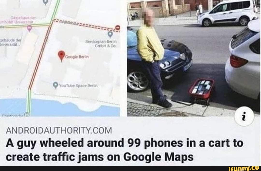 ANDROIDAUTHORITY COM A guy wheeled around 99 phones in a cart to create ...