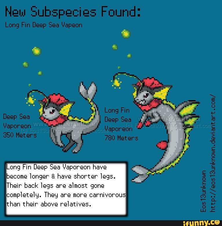New Subspecies Found: Long Fin Sea Long unknown .deviantart aN TBR. ong ...