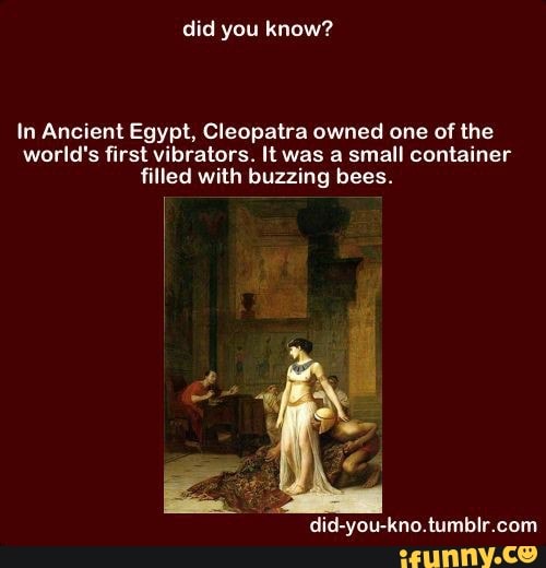 Did you know? In Ancient Egypt, Cleopatra owned one of the world's ...