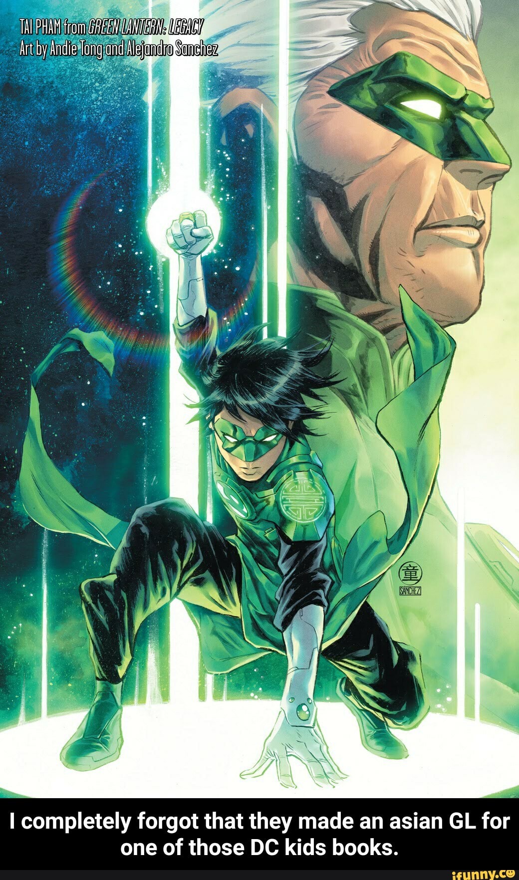 I completely forgot that they made an asian GL for one of those DC kids ...