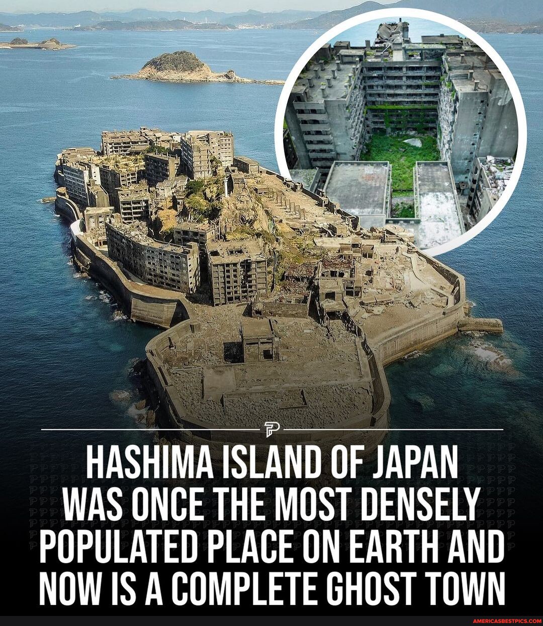 Swipe Hashima Island commonly referred to as Gunkanjima is a tiny ...