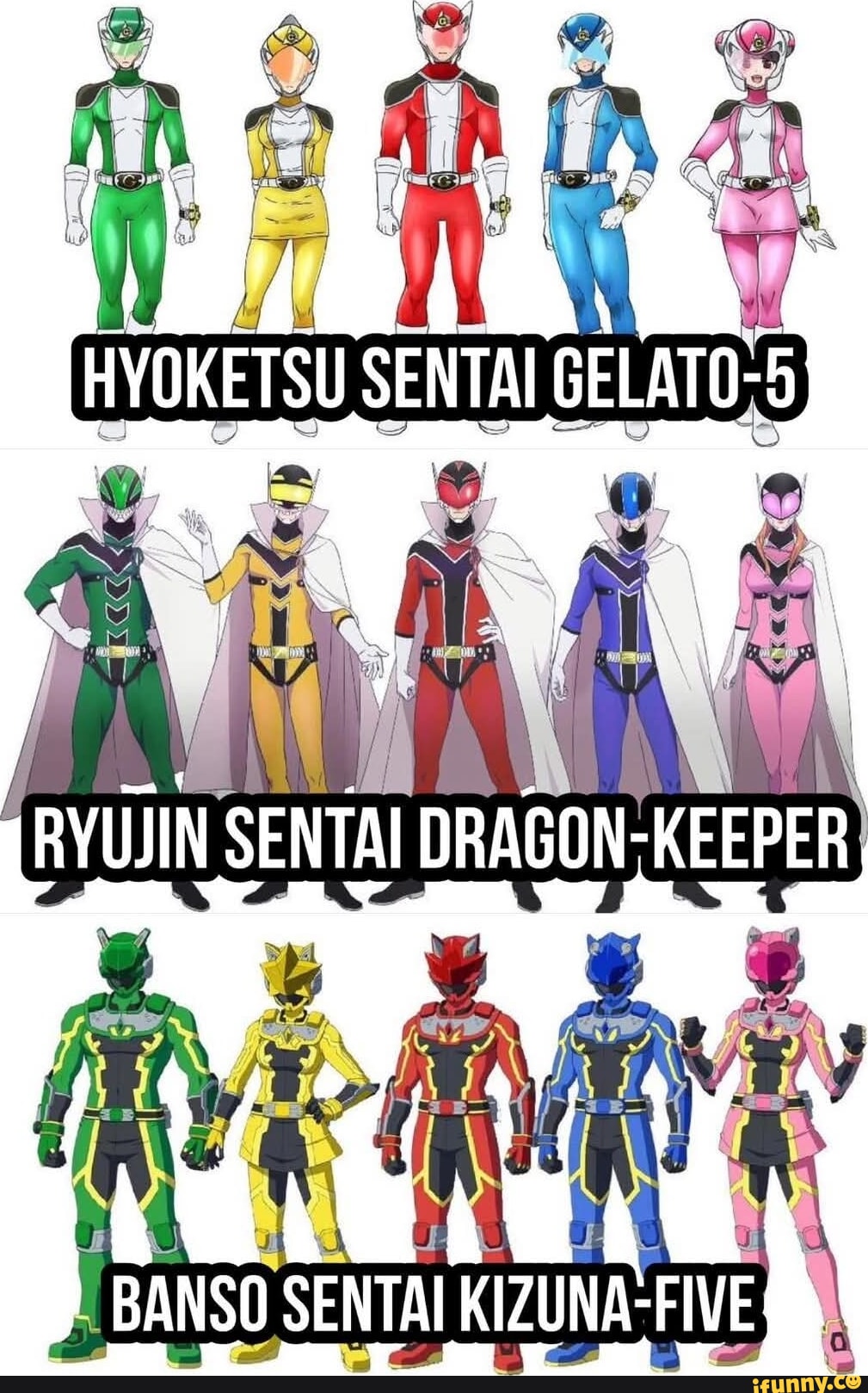 HYOKETSU SENTAI GELATO-5 - iFunny