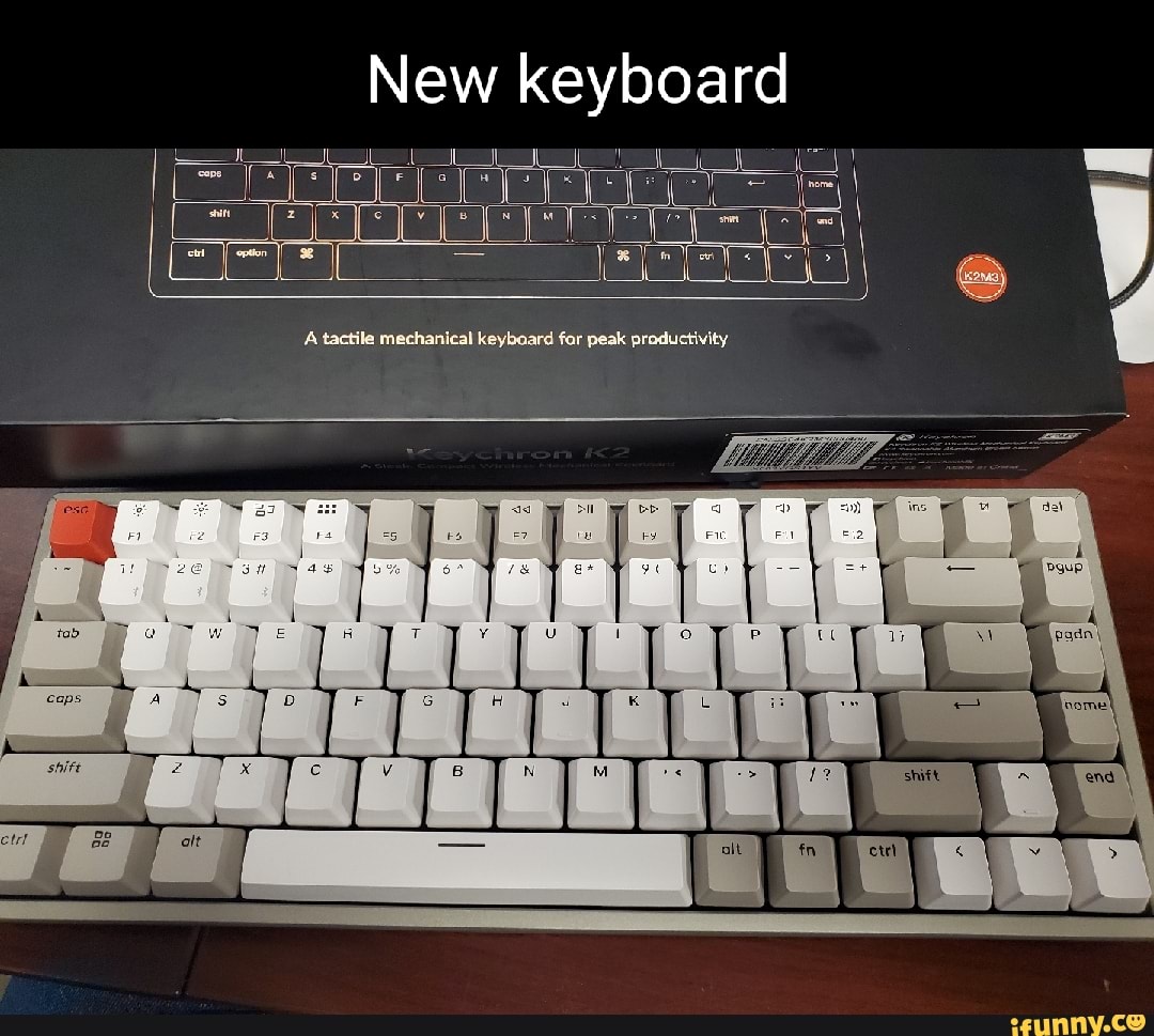 New keyboard A tactile mechanical keybaard for peak praductivity - iFunny