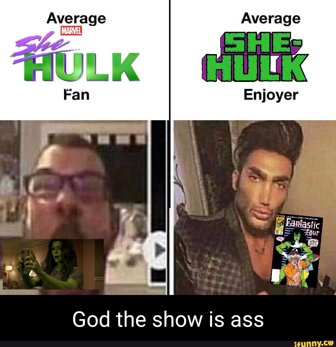 Average Average Enjoyer Fantastic Four MARVEL Fan God the show is ass ...