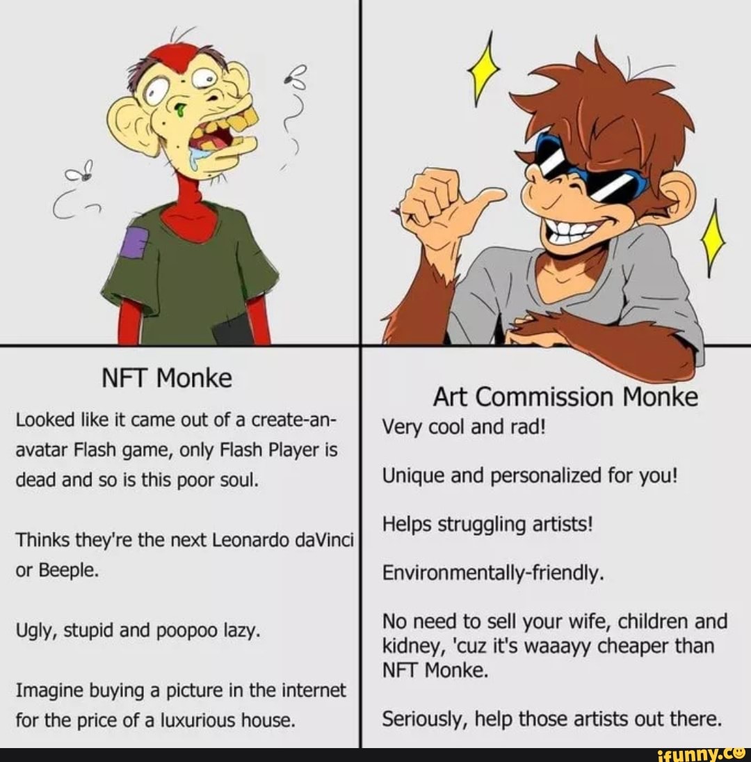 Monke Looked like it came out of a create-an- avatar Flash game, only ...