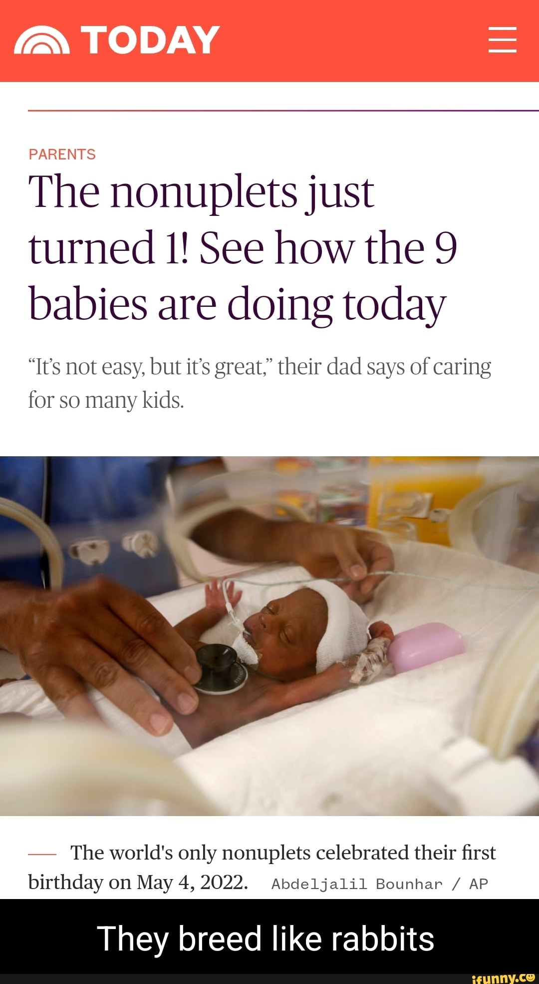 TODAY PARENTS The nonuplets just turned 1! See how the 9 babies are ...