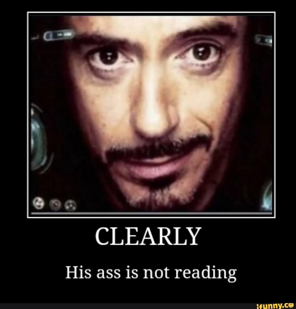 Not Reading Meme