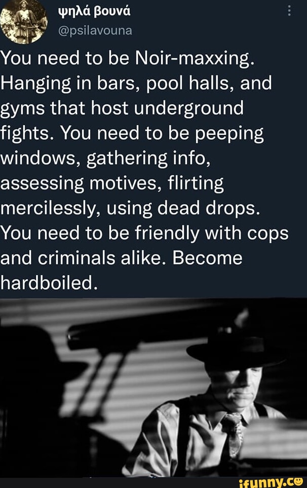 Noir memes. Best Collection of funny Noir pictures on iFunny