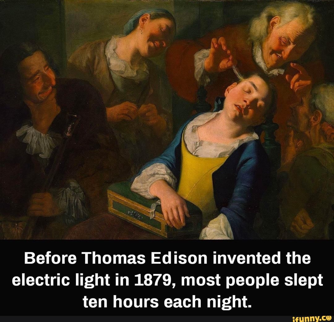 Before Thomas Edison invented the electric light in 1879, most people ...