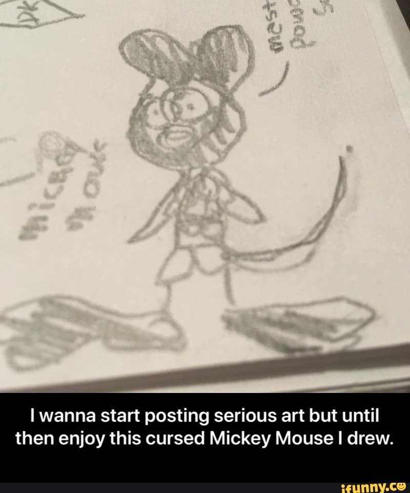 I wanna start posting serious art but until then enjoy this cursed ...