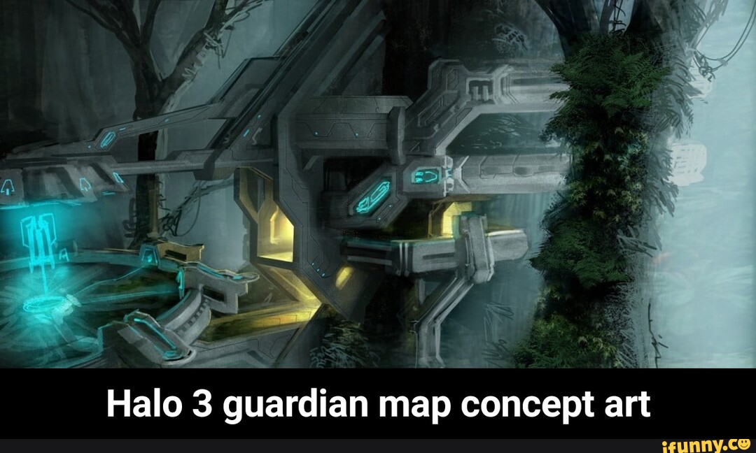 Halo 3 guardian map concept art - Halo 3 guardian map concept art - iFunny