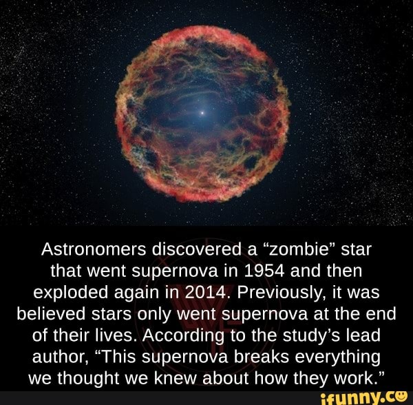 Astronomers discovered a "zombie" star that went supernova in 1954 and ...
