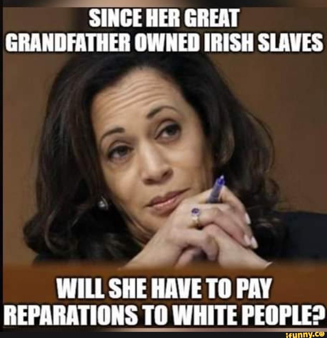 SINCE HER GREAT GRANDFATHER OWNED IRISH SLAVES WILL SHE HAVE TO PAY ...