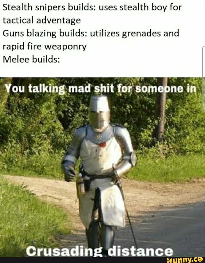 Stealth snipers builds: uses stealth boy for tactical adventage Guns ...