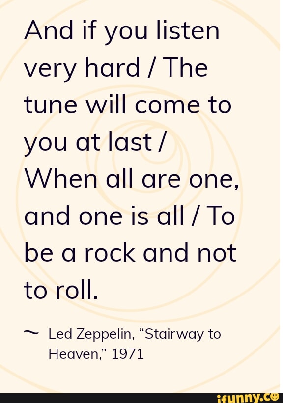 Led Zeppelin Stairway To Heaven Quotes