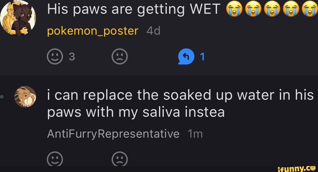 His paws are getting WET pokemon_poster i can replace the soaked up ...