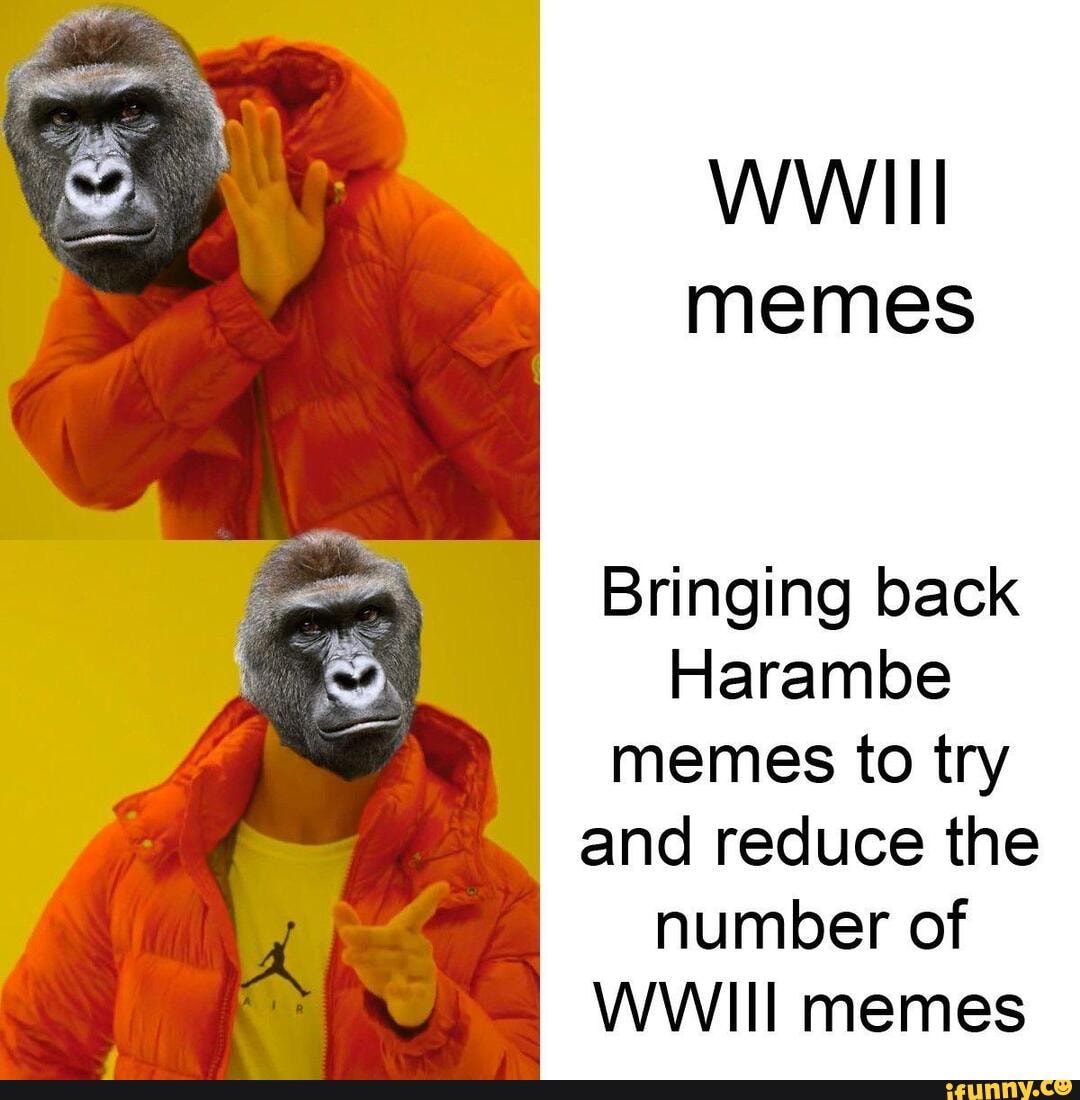 Eam Bringing back EM Harambe memes to try and reduce the number of ...
