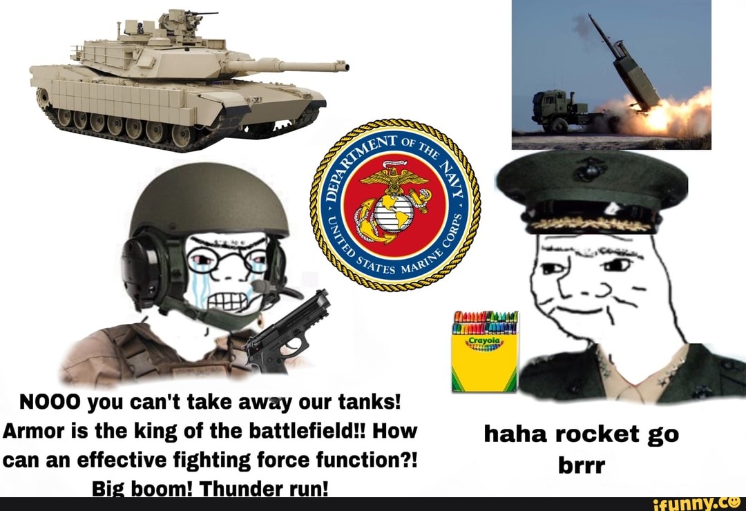 NOOO you can't take away our tanks! Armor is the king of the ...
