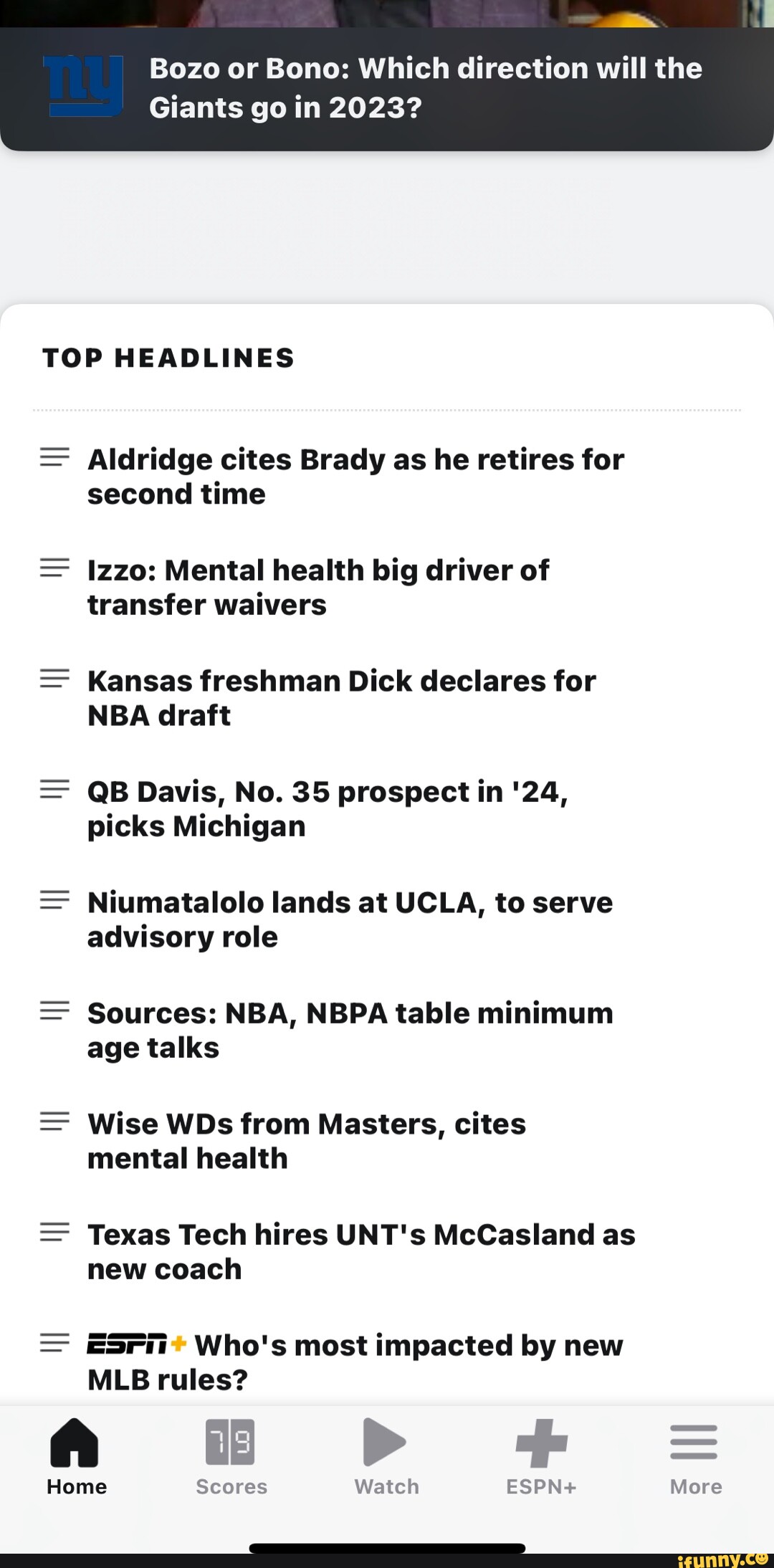 Bozo or Bono: Which direction will the Giants go in 2023? TOP HEADLINES ...