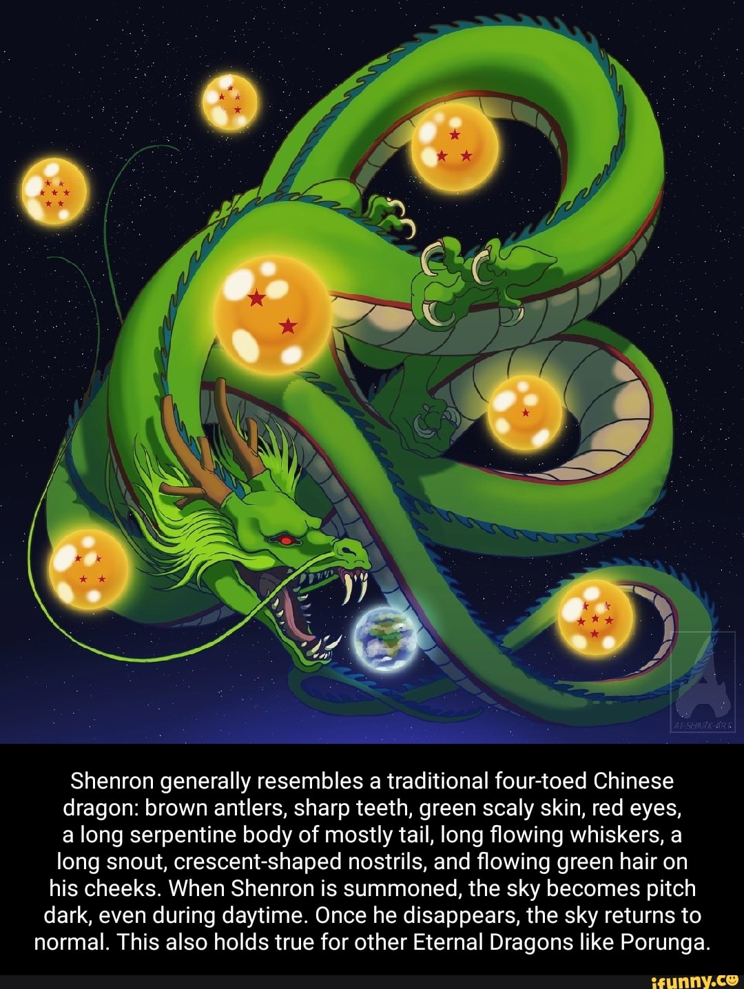 SS Shenron generally resembles a traditional four-toed Chinese dragon ...
