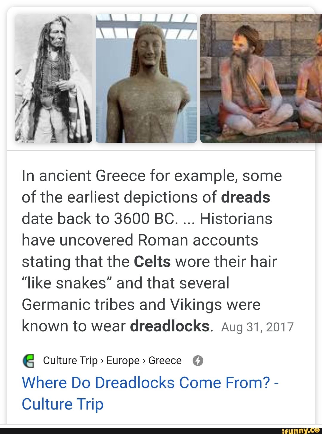 In ancient Greece for example, some of the earliest depictions of ...
