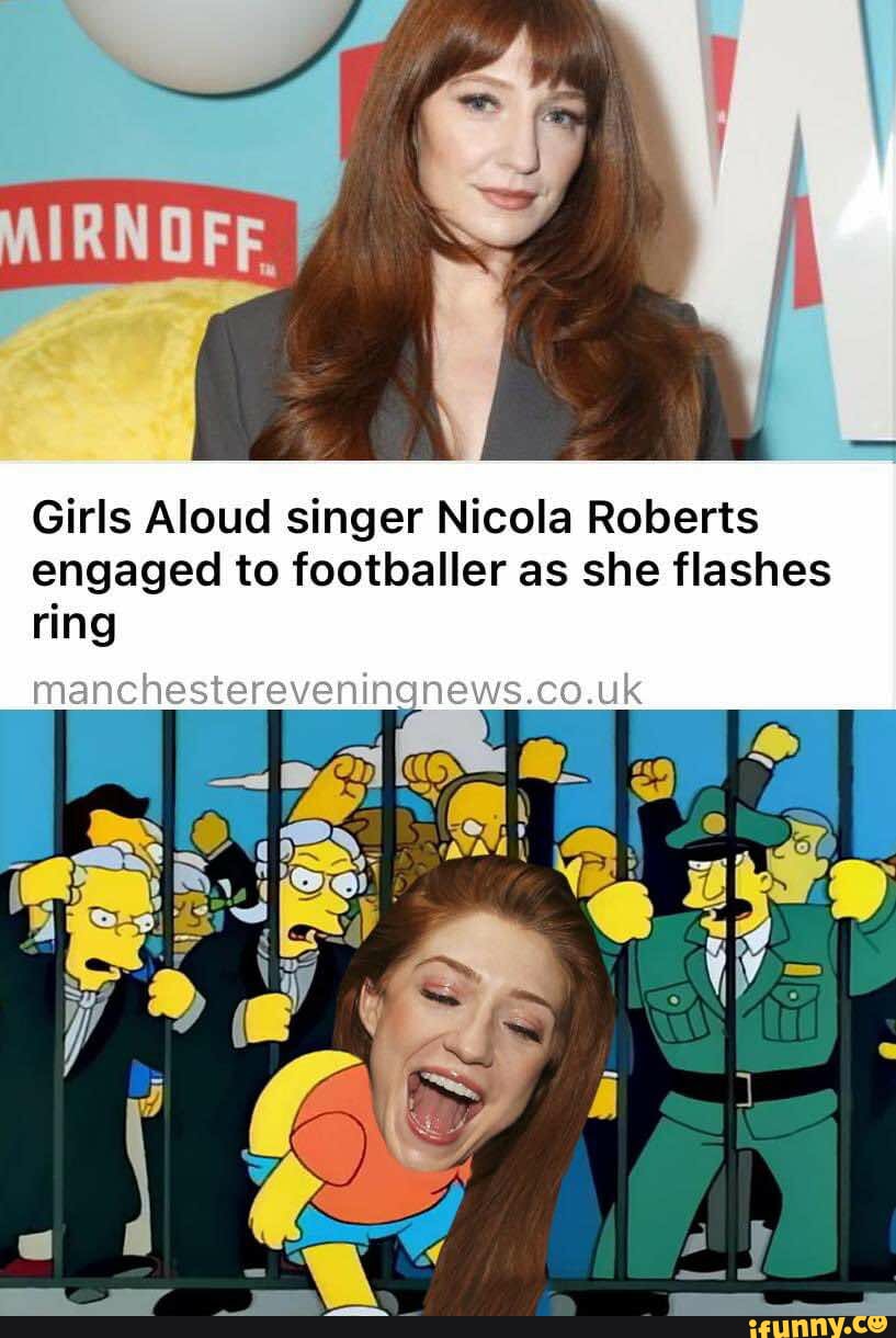 Girls Aloud singer Nicola Roberts engaged to footballer as she flashes ...