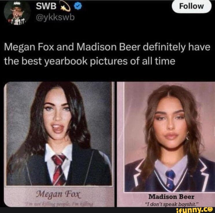 Bykkswb Follow Megan Fox and Madison Beer definitely have the best ...