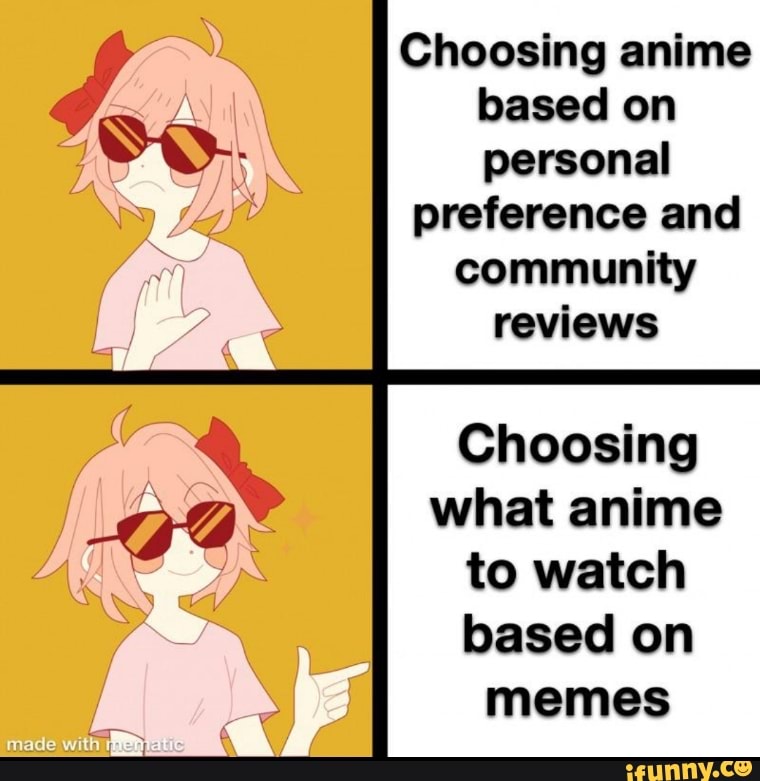Choosing anime based on personal preference and community reviews ...