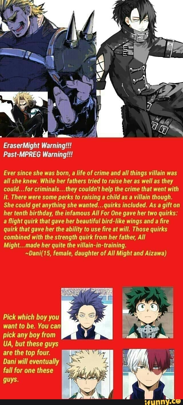 EraserMight Warning!!! Past-MPREG Warning!!! Ever since she was born, a ...