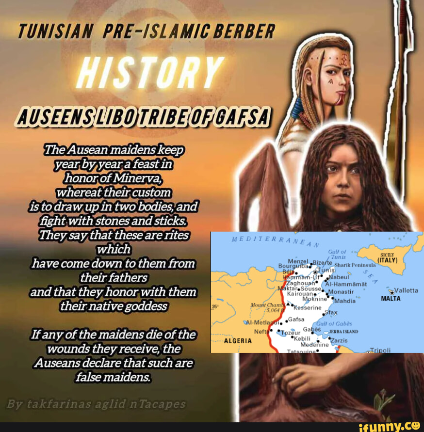 K 7 PRE-ISLAMIC BERBER HISTORY The'Ausean maidens keep, year, by, year ...