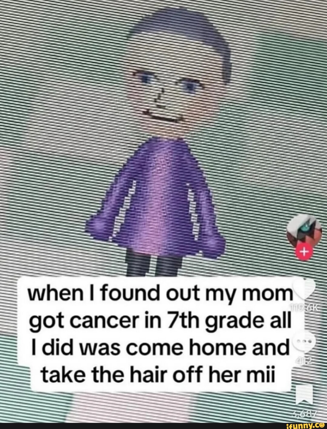 Whenl I found out my mom got cancer in grade all I cid was come home ...