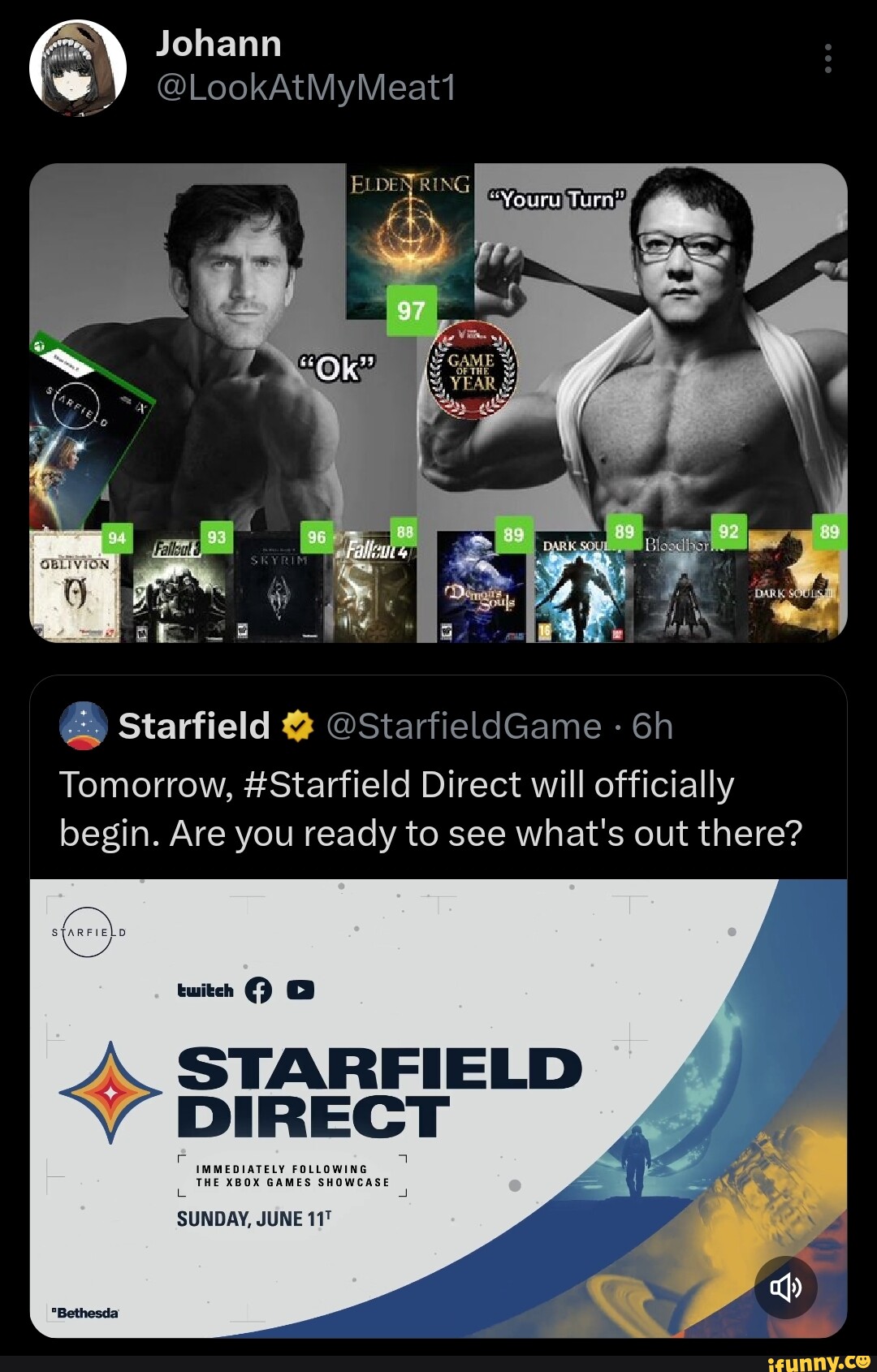 Starfieldgame memes. Best Collection of funny Starfieldgame pictures on ...