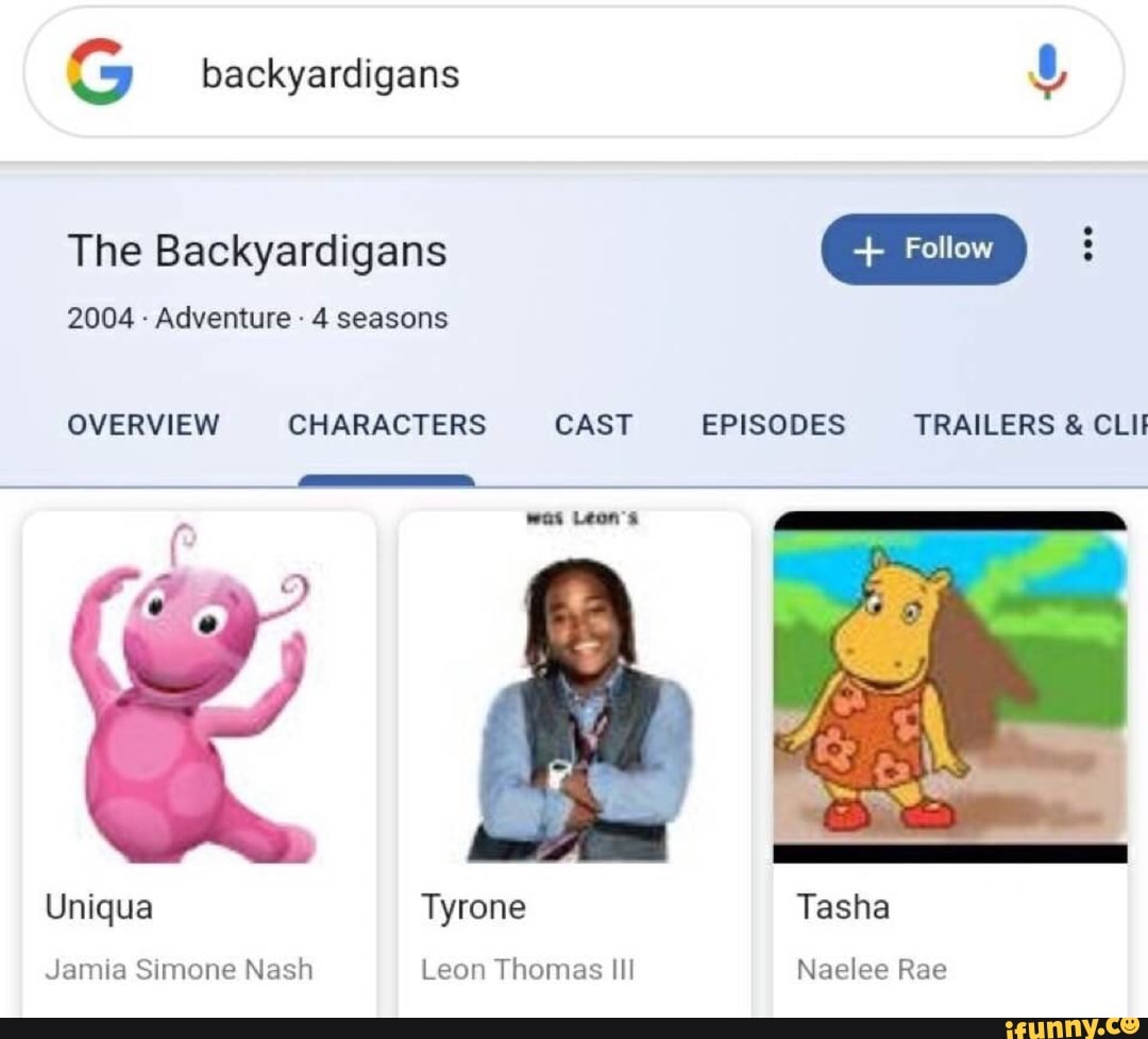 G backyardigans 4 The Backyardigans 3 2004 Adventure 4 OVERVIEW ...