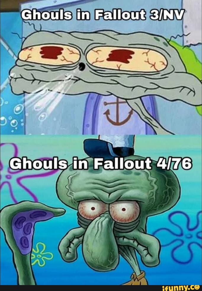 Ghouls in Fallout Ghouls in Fallout - iFunny