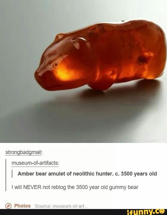 Strongbadgmall museum-of-artifacts: I Amber bear amulet of neolithic ...