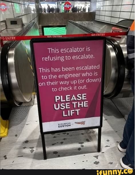 Escalate memes. Best Collection of funny Escalate pictures on iFunny