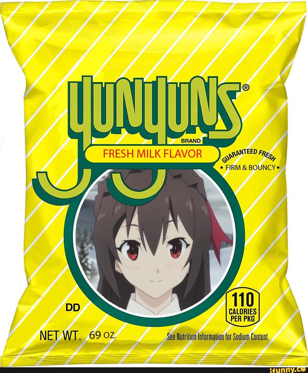 UNI BRAND FRESH MILK FLAVOR BANTEED I FIRM & BOUNCY CALORIES PER PKG ...