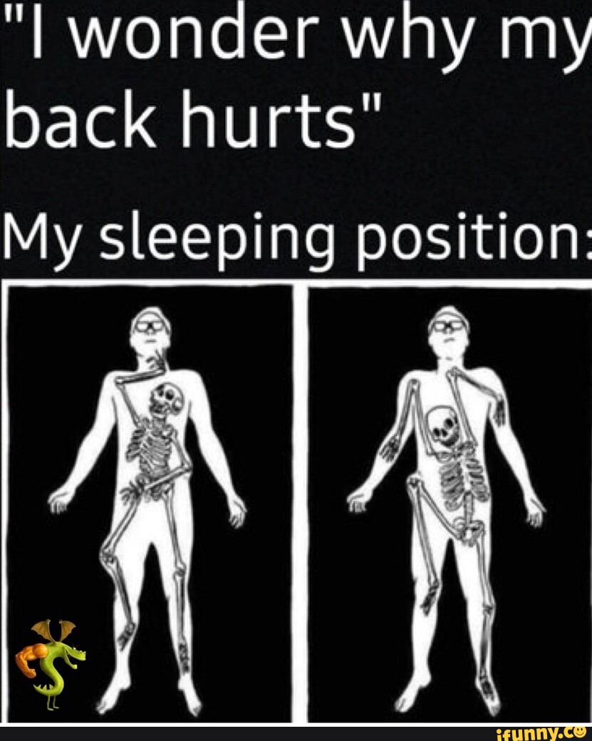 Wonder why my back hurts Wonder why my back hurts